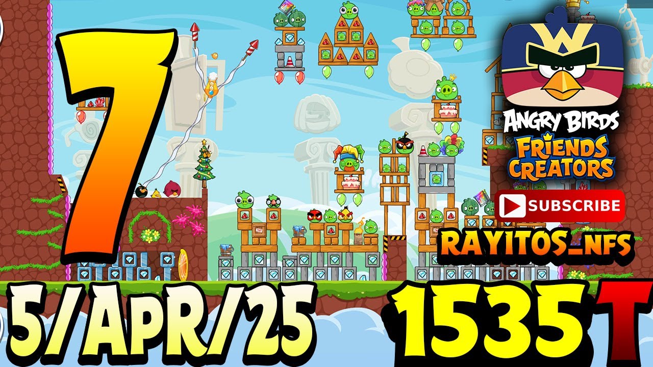 Angry Birds Friends Level 7 Tournament 1535 Highscore POWER-UP ...