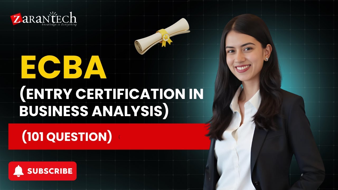 ECBA (Entry Certification in Business Analysis) (101 Question ...