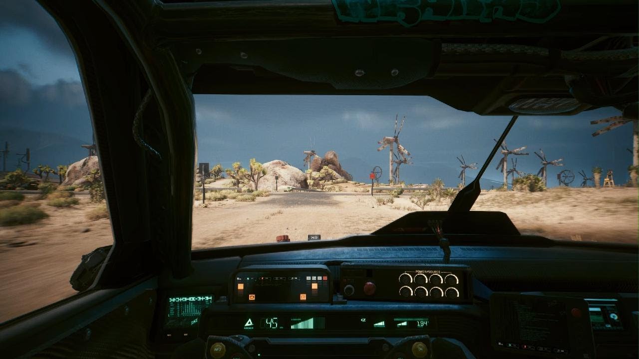 Cyberpunk Driving Around Rocky Ridge - YouTube