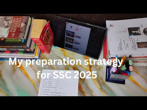My SSC Preparation plan for 2025 | SScC 2025 #studywithme #myfirstvlog - YouTube