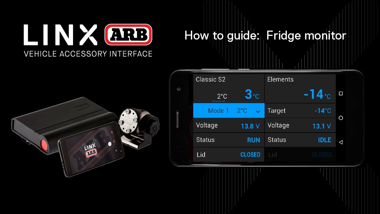 ARB LINX (How to guide: Fridge monitor set-up) - YouTube