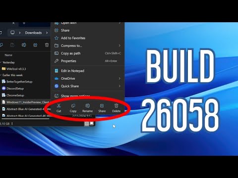 Novedades de la compilación 26058.1100 de Windows 11 (Canal Dev y ...