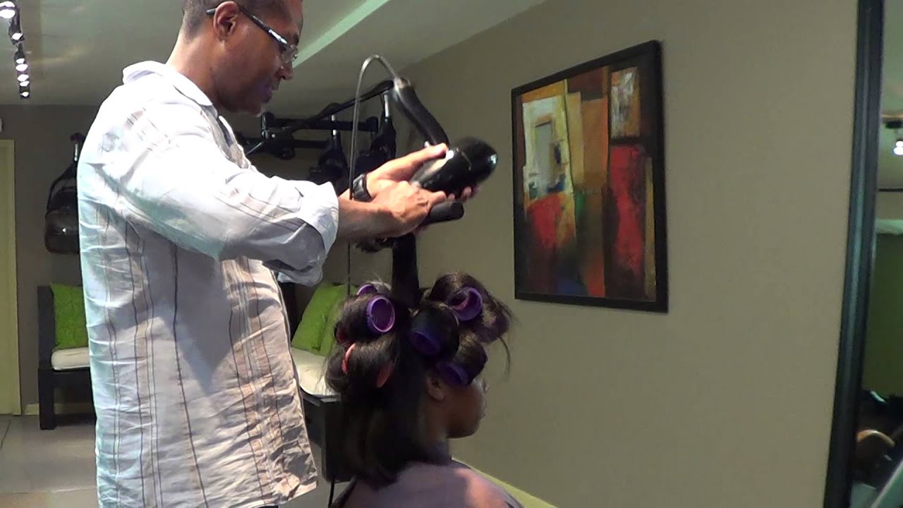 Steven Deer Hair Salon: Blow, Set, and Go Hair Style! - YouTube