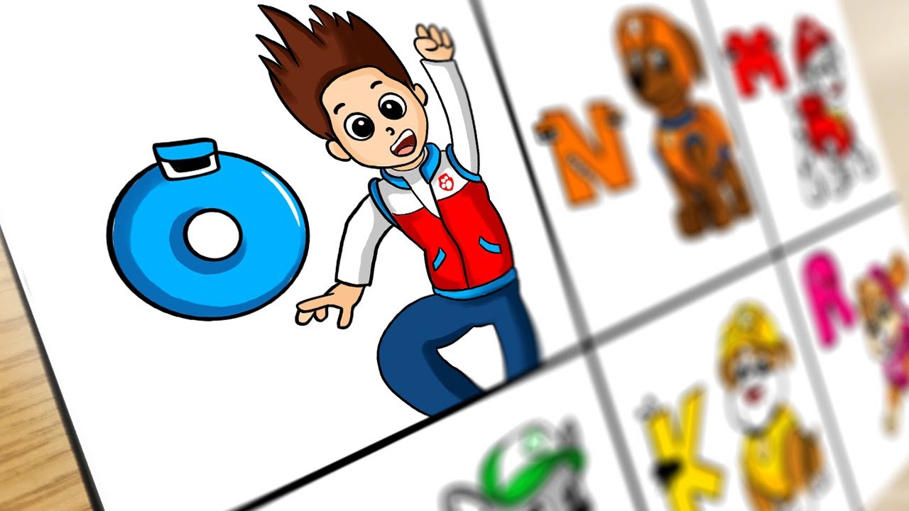 Drawing Paw patrol-Real Life / Humanized Alphabet Lore But all is Paw ...