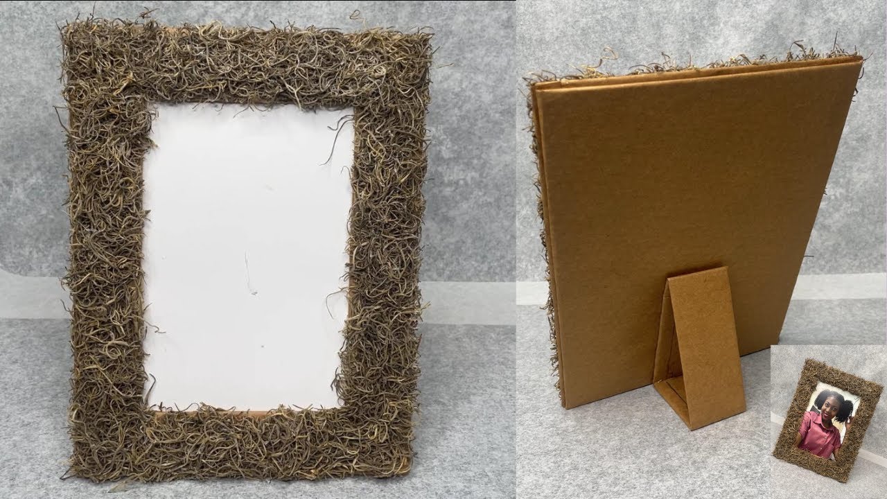 Easy photo Frame | Easy picture frame DIY | Photo Frame making at home ...