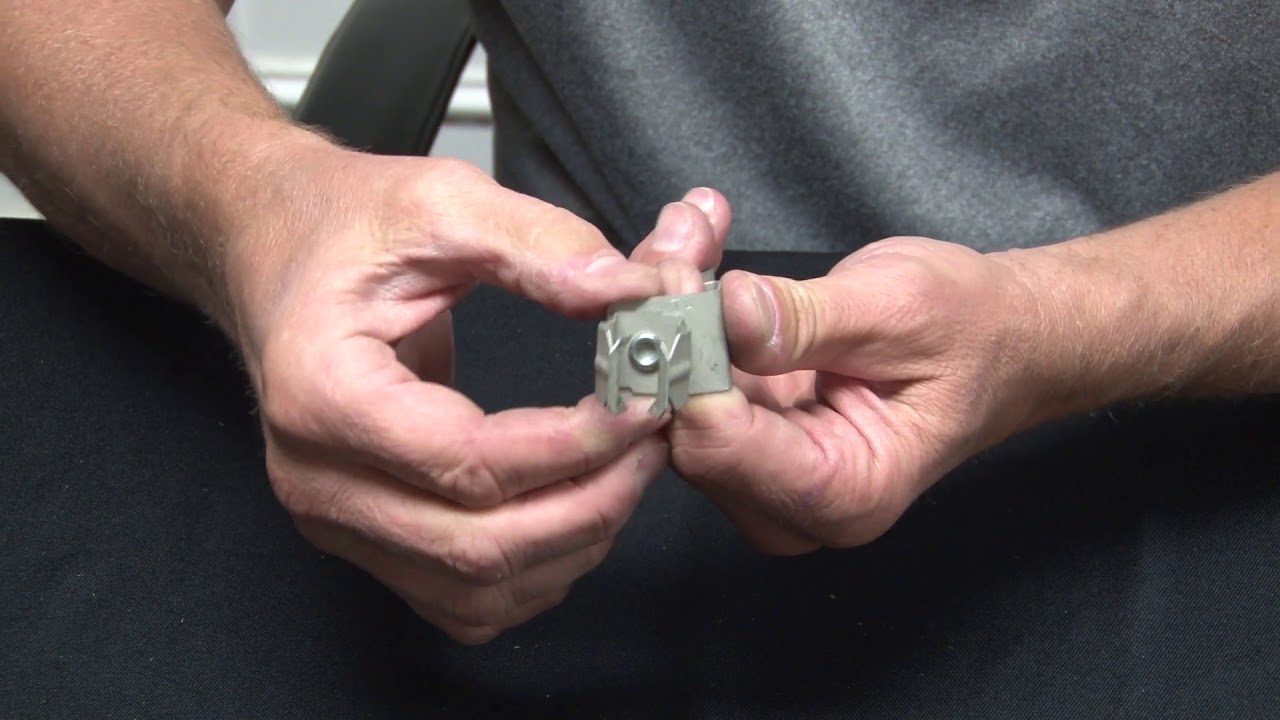 Push in Conduit Hanger with T Grid Clip, for 3/4 in. EMT - YouTube