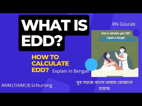 How to calculate EDD?|Gynecological Nursing for GNM 3rd year|Explain in ...