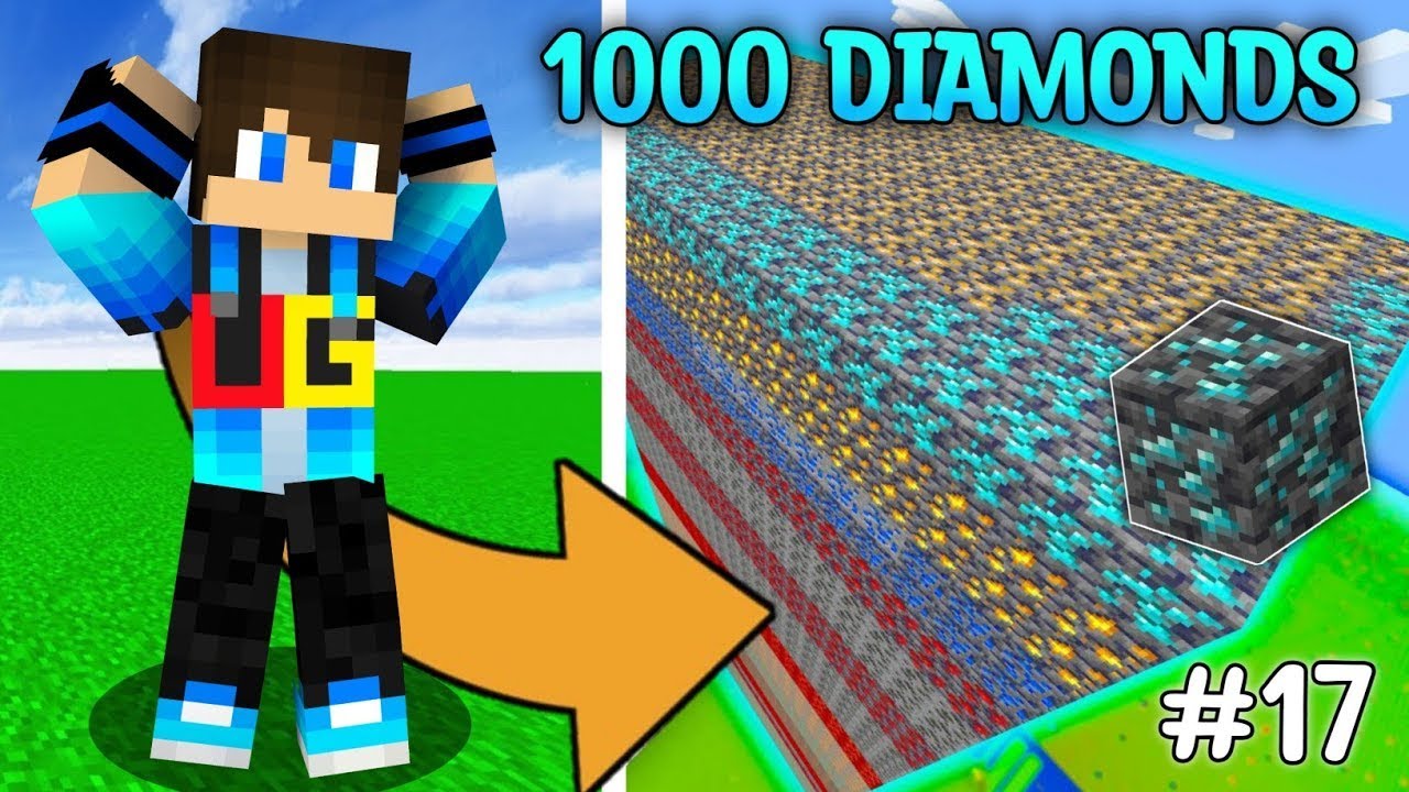 CAN I MINE 1,000 Diamonds In Minecraft Survival ! | [ part-1 ] - YouTube