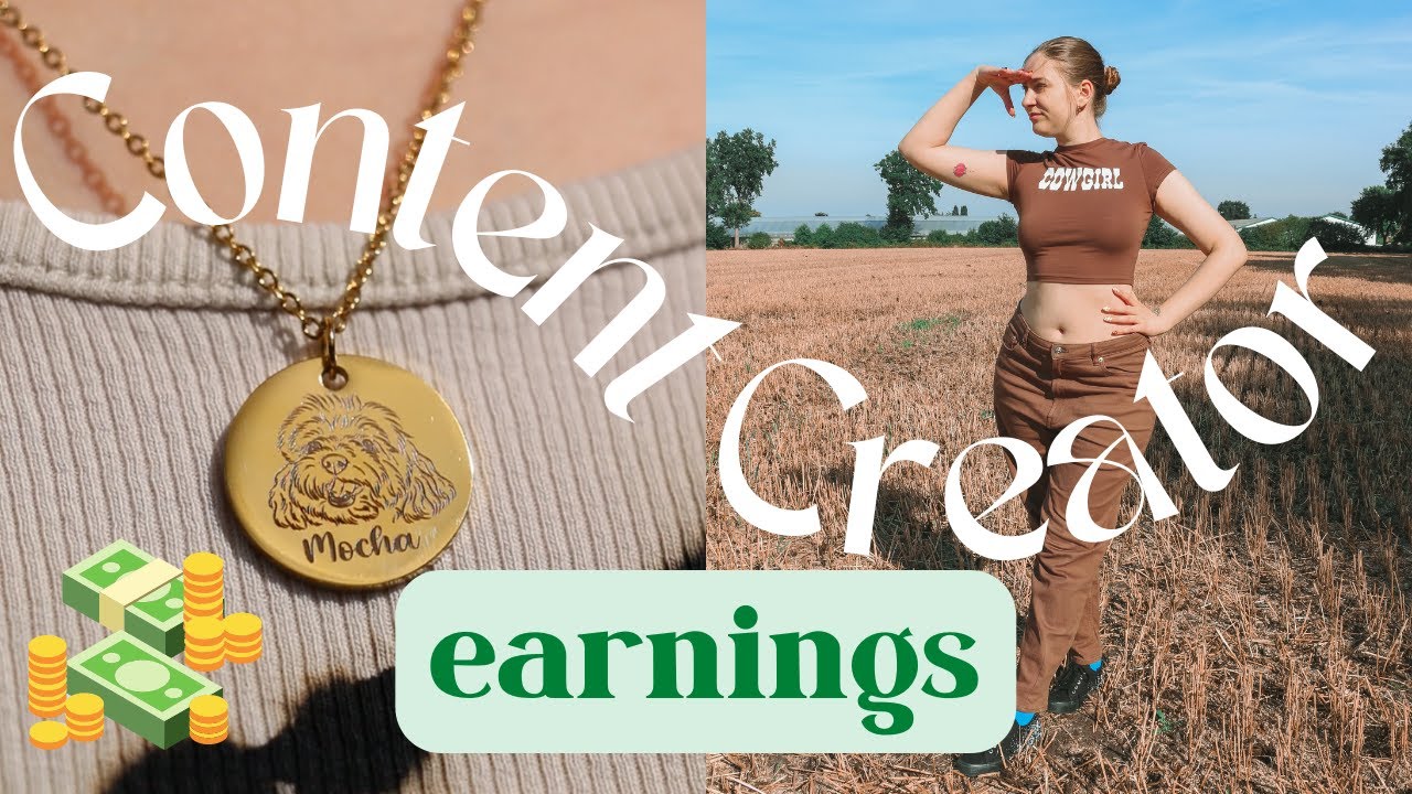 how much $$$ I earned in my first month of UGC! | making money as a ...