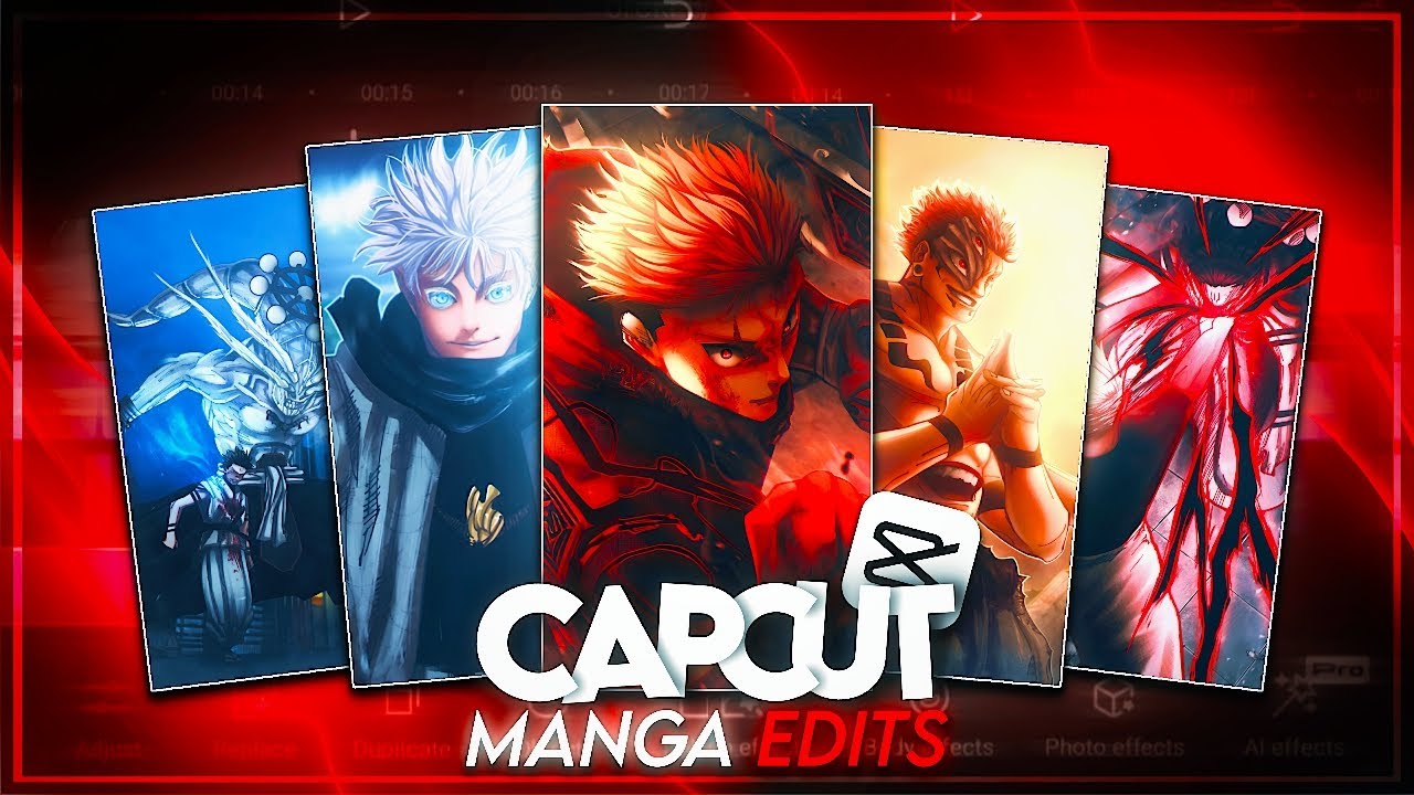 CapCut Manga Editing Tutorials 🍓 (Complete Step-By-Step Guide Compilation!) - YouTube