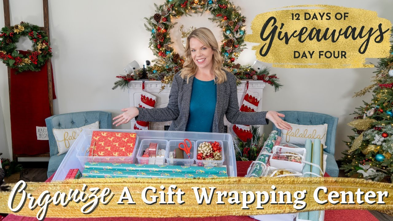 You need a Gift Wrapping Center & Day FOUR of 12 Days of Giveaways ...