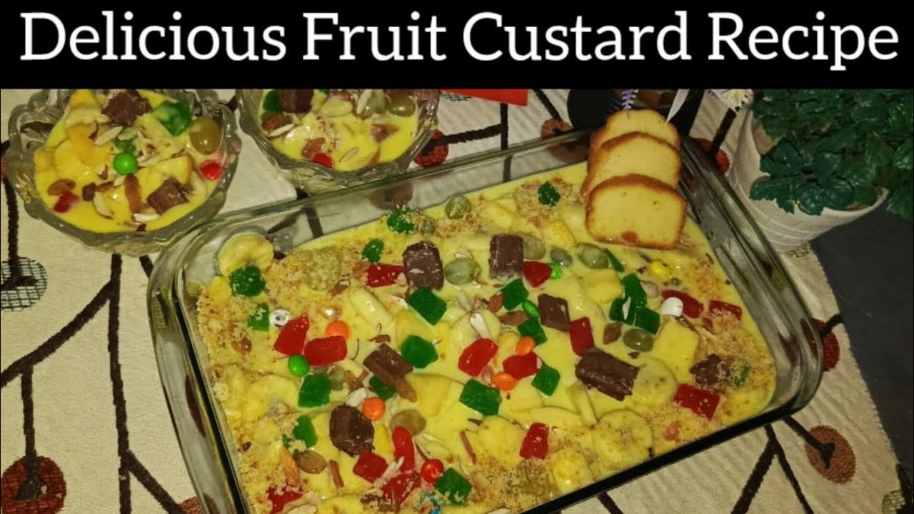 Easy Mango custard recipe | Custard | Kitchen with Family Vlog - YouTube