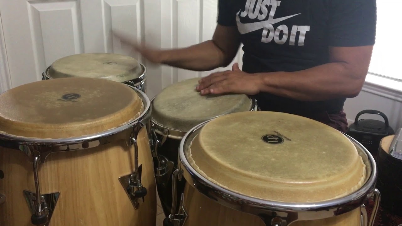 Guaguanco 4 Congas - YouTube