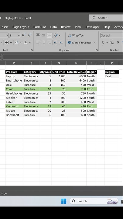 Highlight Rows in Excel Based on Values! #ExcelTips #DataAnalysis #Shorts - YouTube