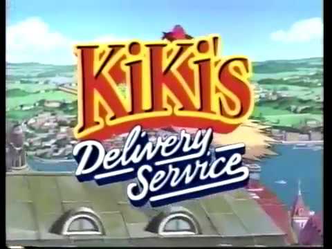Kiki's Delivery Service English Dub trailer 1989 (VHS Capture)