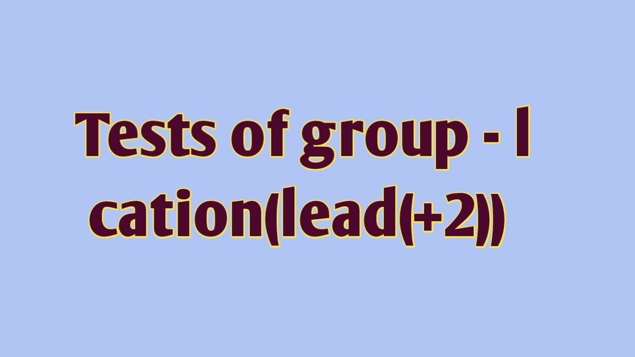 Test of group l cation (lead) |chemistry practical|class 12|ISCE|CBSE ...