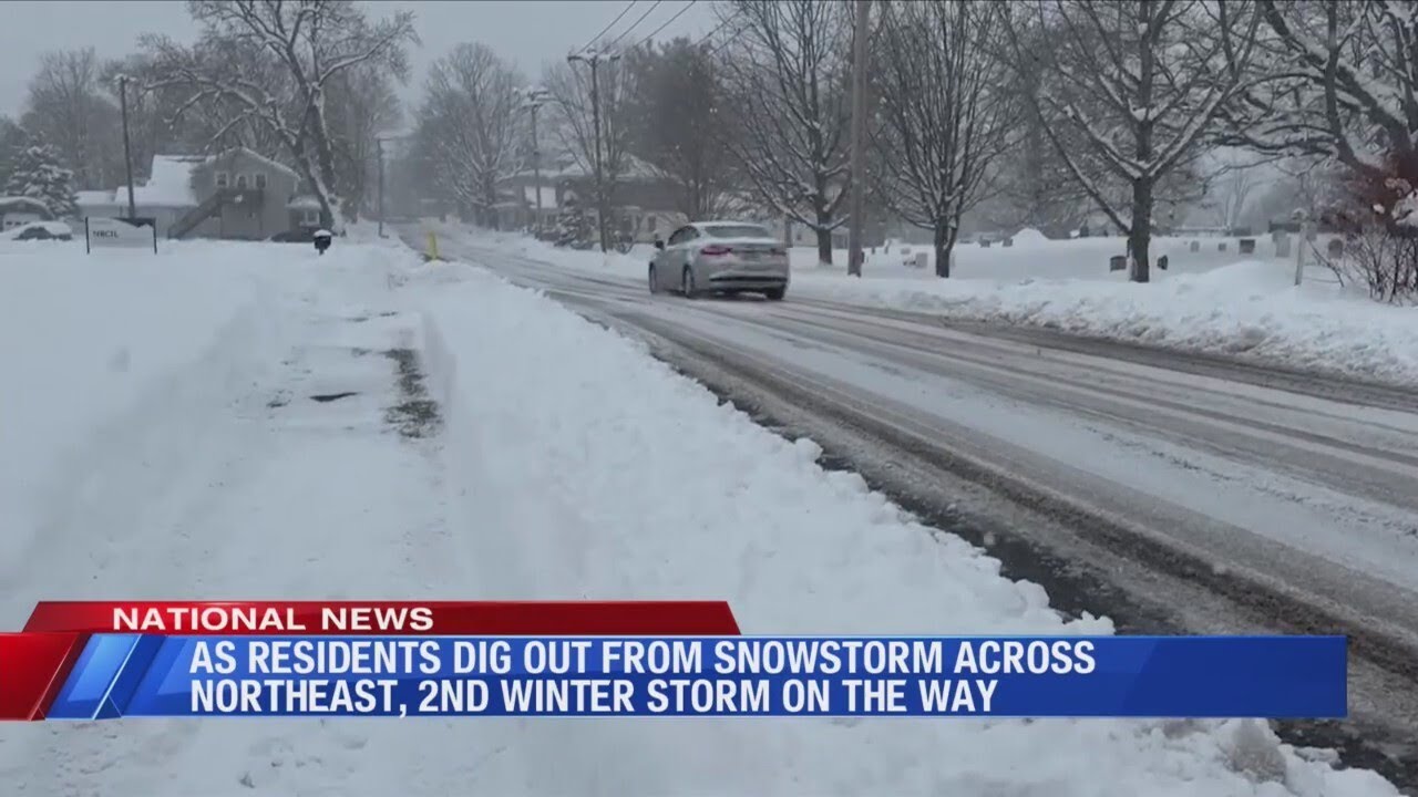 As residents dig out from snowstorm across the northeast, 2nd winter ...
