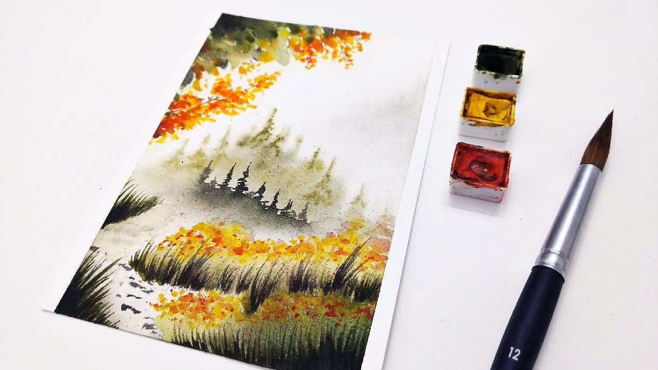 Pacific northwest mountains & mist painting » How to paint mist with ...