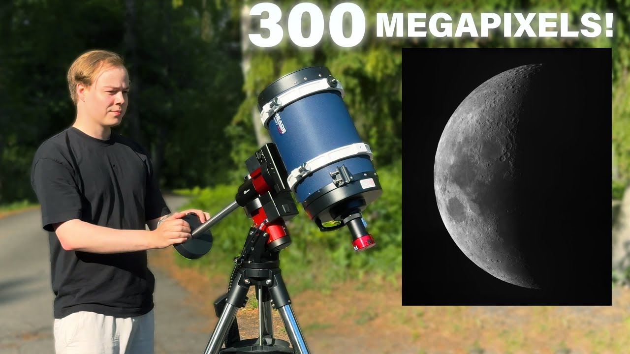 I Took a 300 MEGAPIXEL Image of The Moon! - YouTube