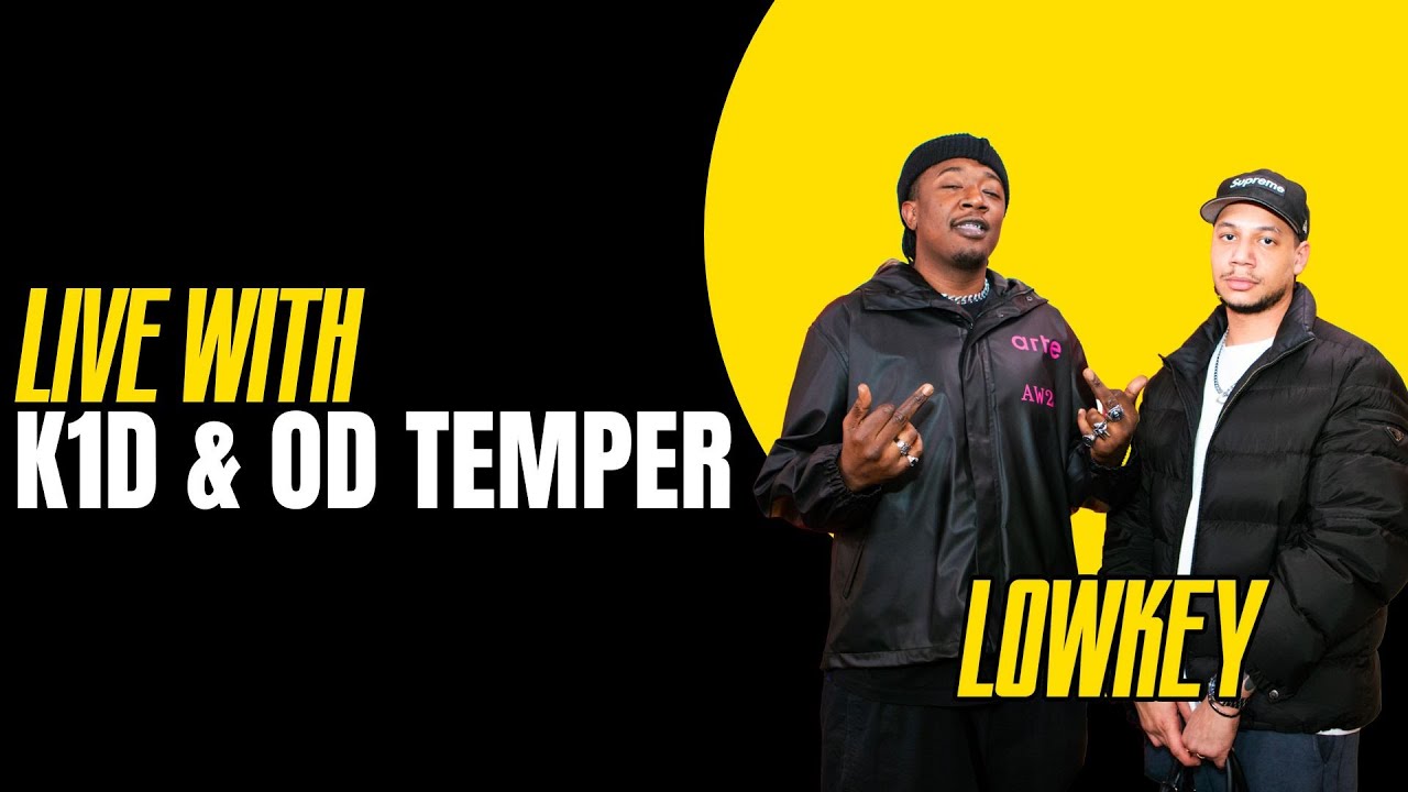 K1D & OD TEMPER - Lowkey Live session | HUUUGE Freestyle 🤯 - YouTube