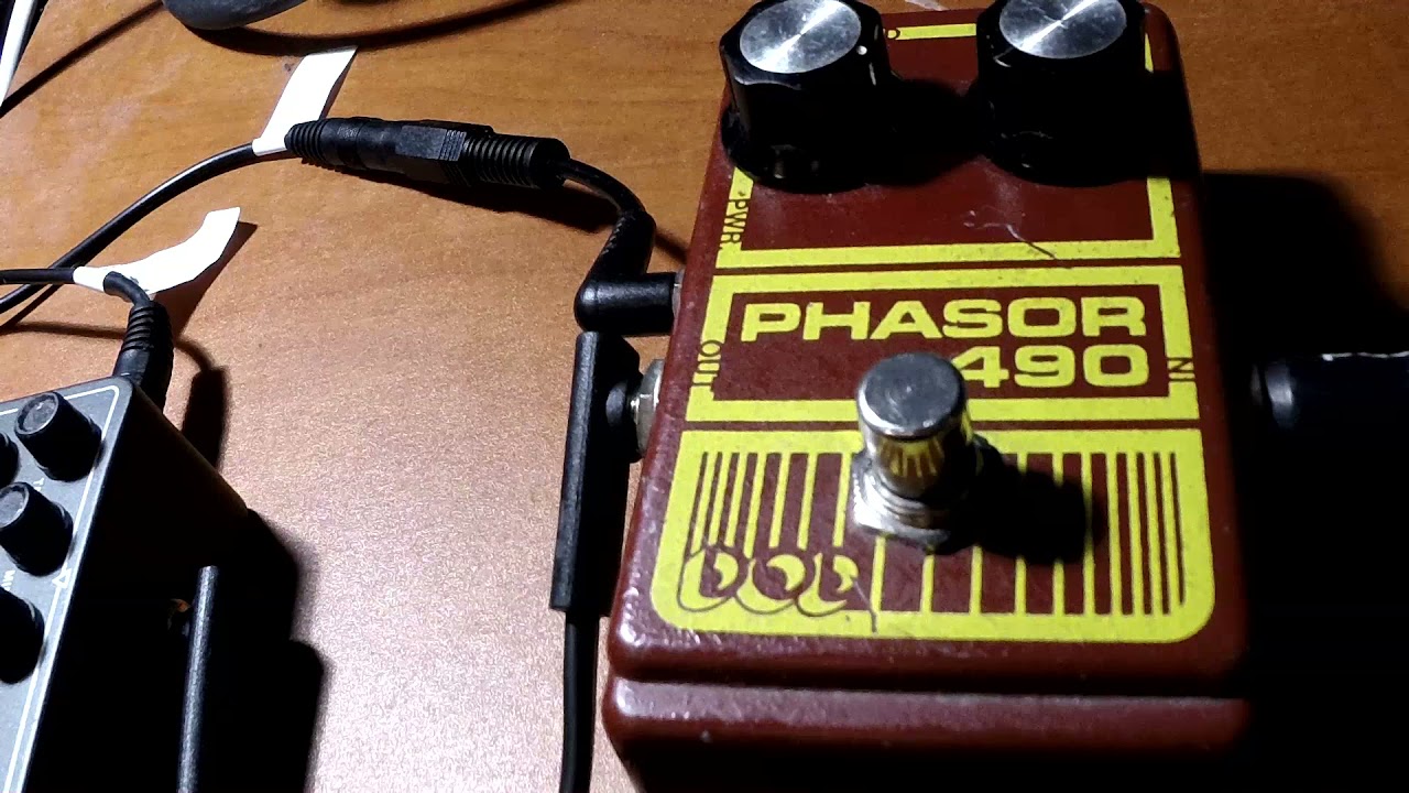 Vintage DOD Phasor 490 demo - YouTube