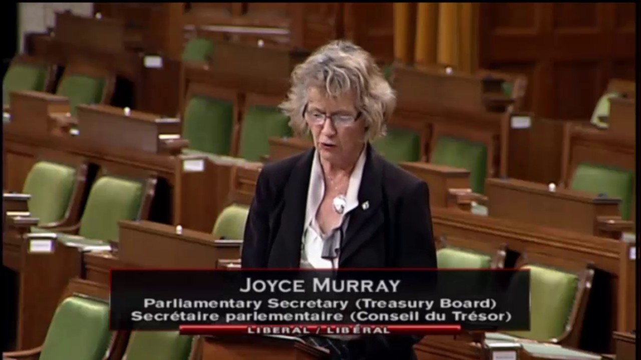 MP Joyce Murray Speech in Debate on CPC Opposition Motion - Impact of ...