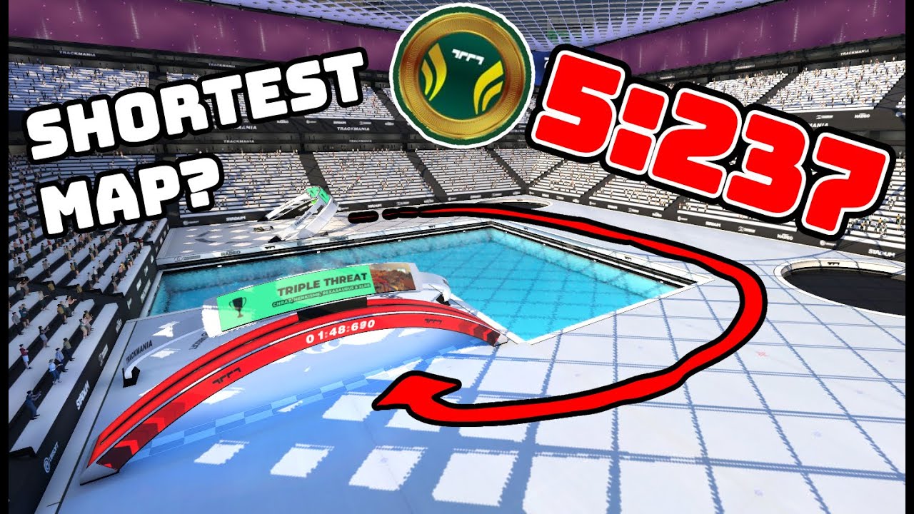 I Tried Playing the SHORTEST Maps in Trackmania - YouTube