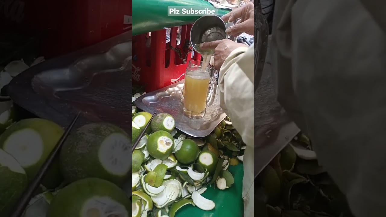 Fresh Mosami juice 🥤 Road Side refreshing 💯Drink - YouTube