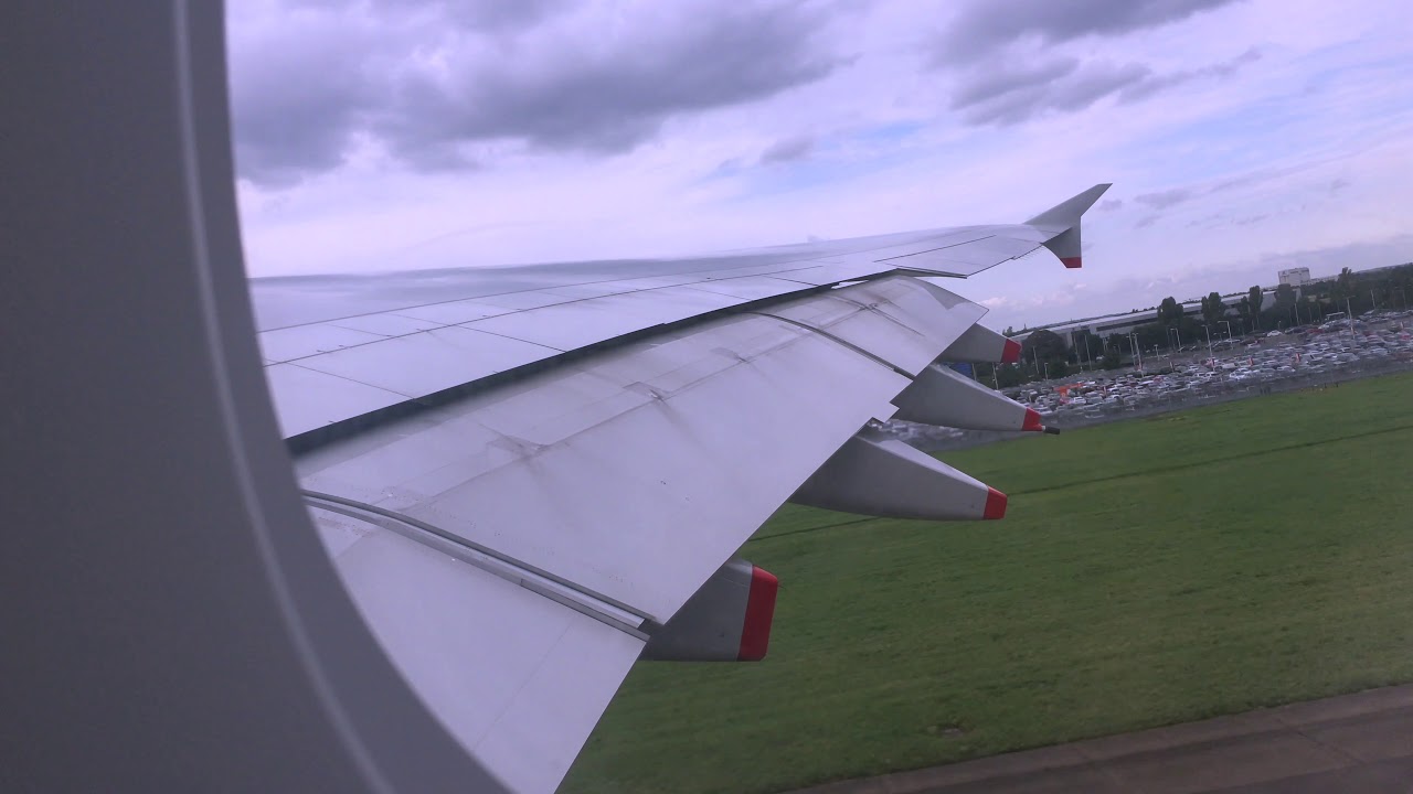 Airbus A380 Takeoff from London Heathrow - YouTube