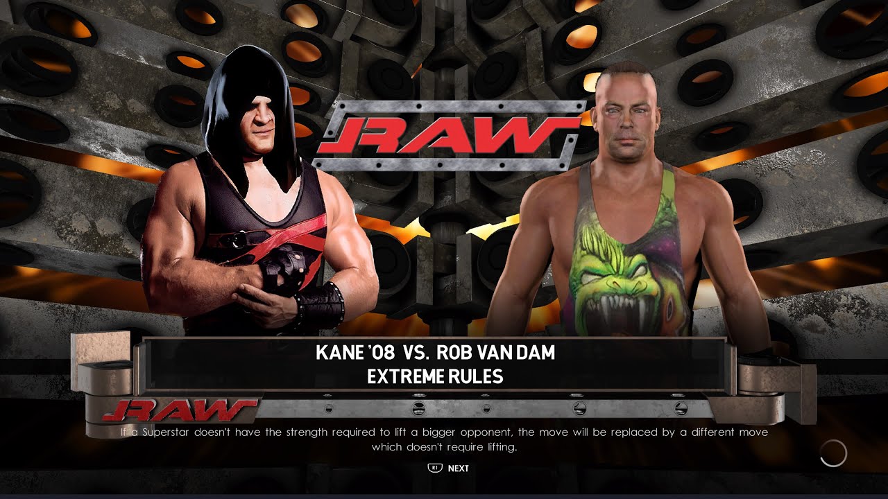 [WWE 2K22] Kane '03 vs. RVD '03 - YouTube