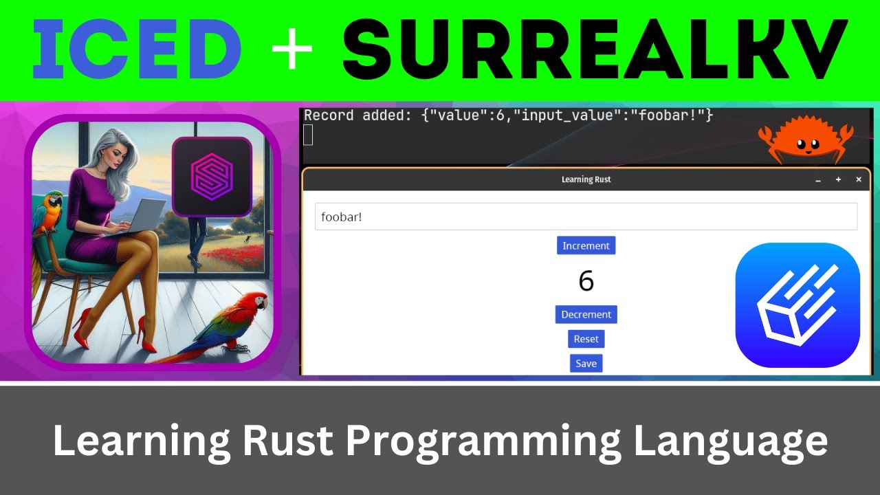 Iced Gui Database Embedded Surrealkv Rust Language Youtube
