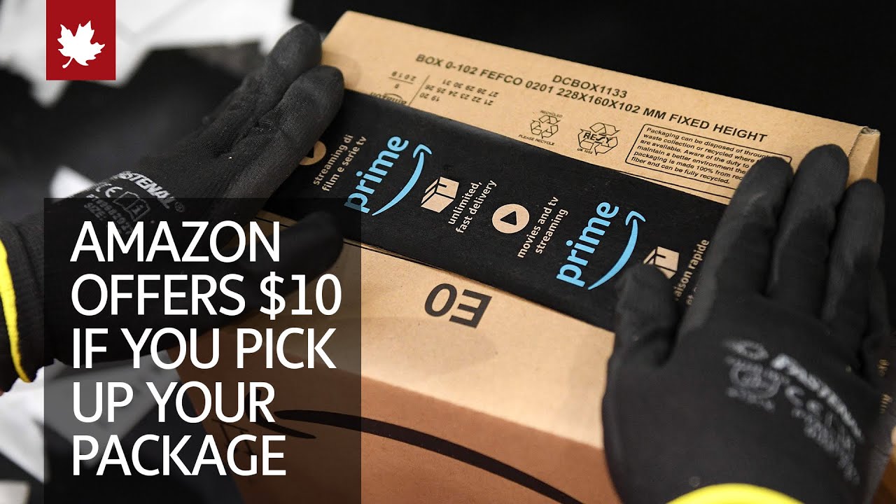 Amazon offers $10 if you pick up your package - YouTube