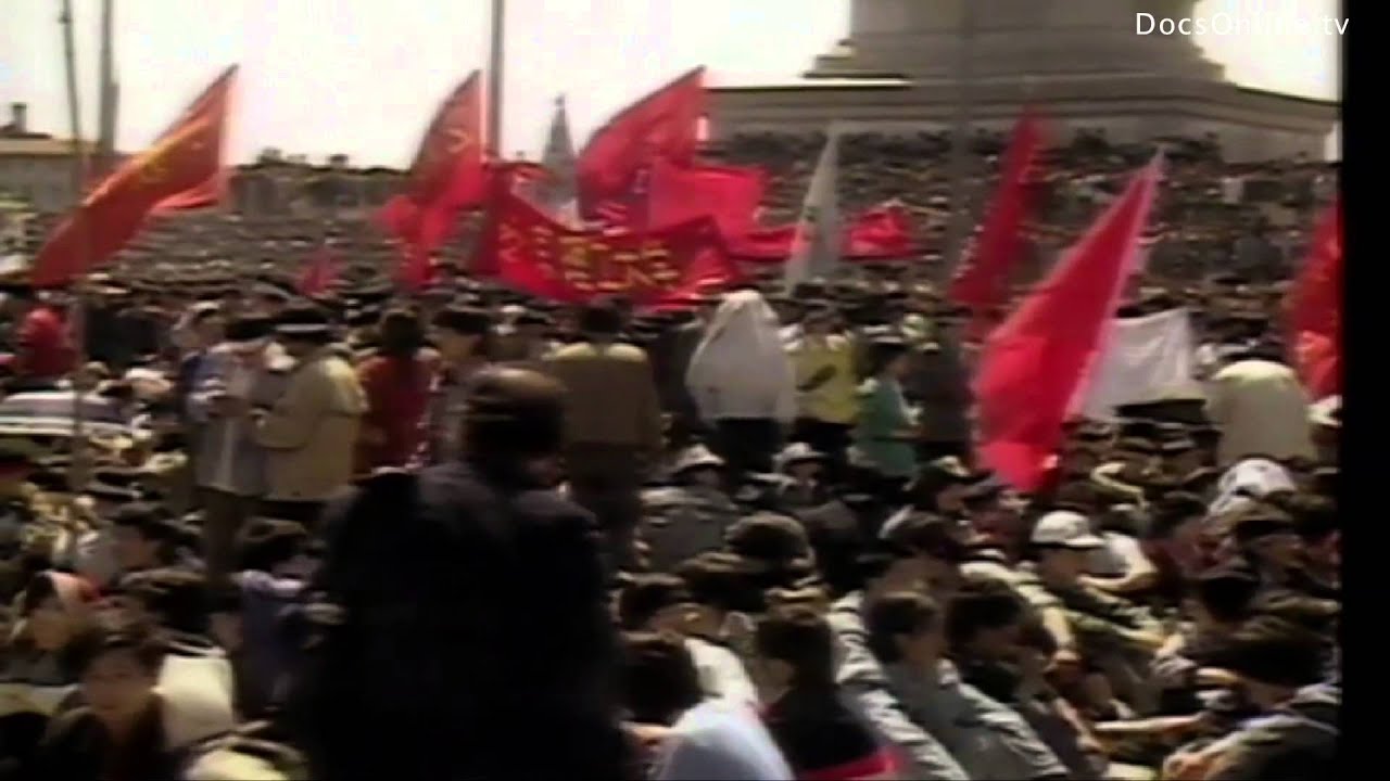 Student protest China: Tiananmen Square 1989 - YouTube