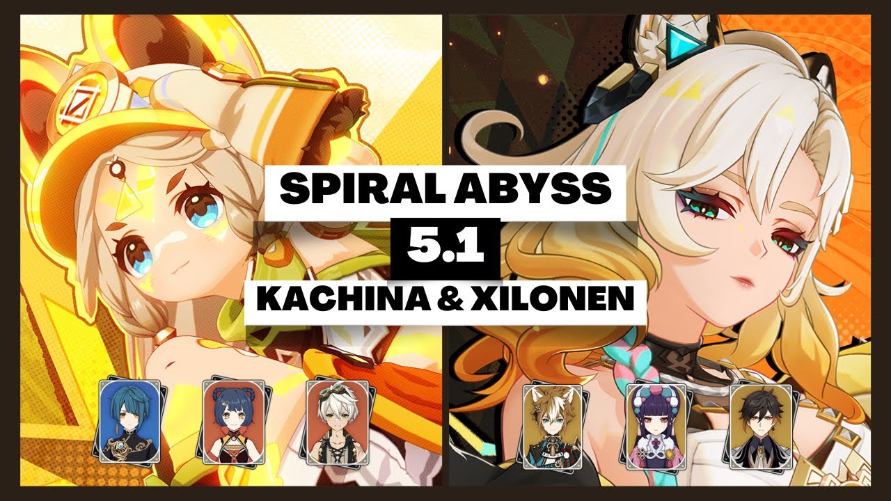 Kachina National & DPS Xilonen C0 | Spiral Abyss 5.1 | Floor 12 - YouTube