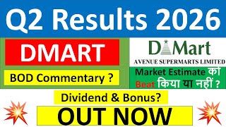Dmart Q2 Results 2025 Dmart Results Today Dmart Share Latest News ...