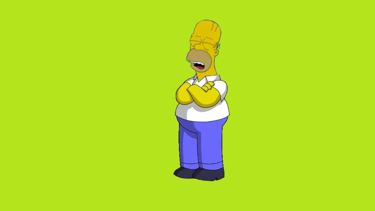 Homer Simpson Green Screen/Tela Verde - YouTube