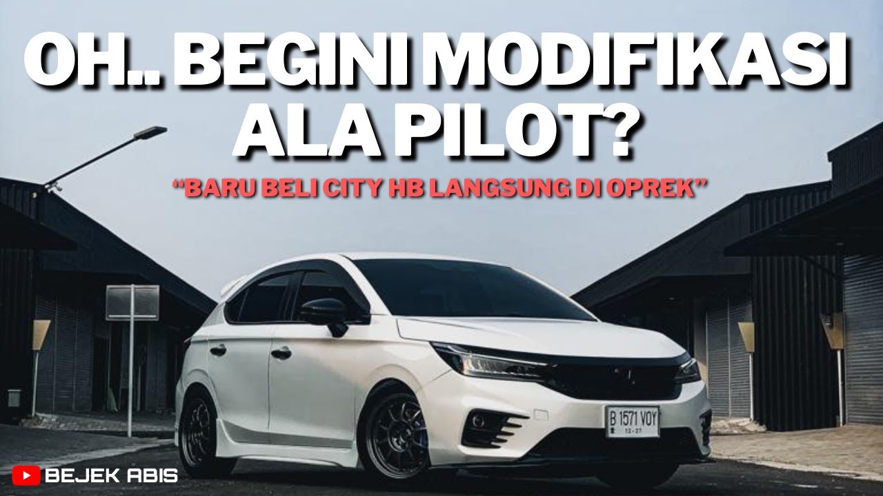 MODIFIKASI CITY HATCHBACK SPORTY & KLIMIS - YouTube