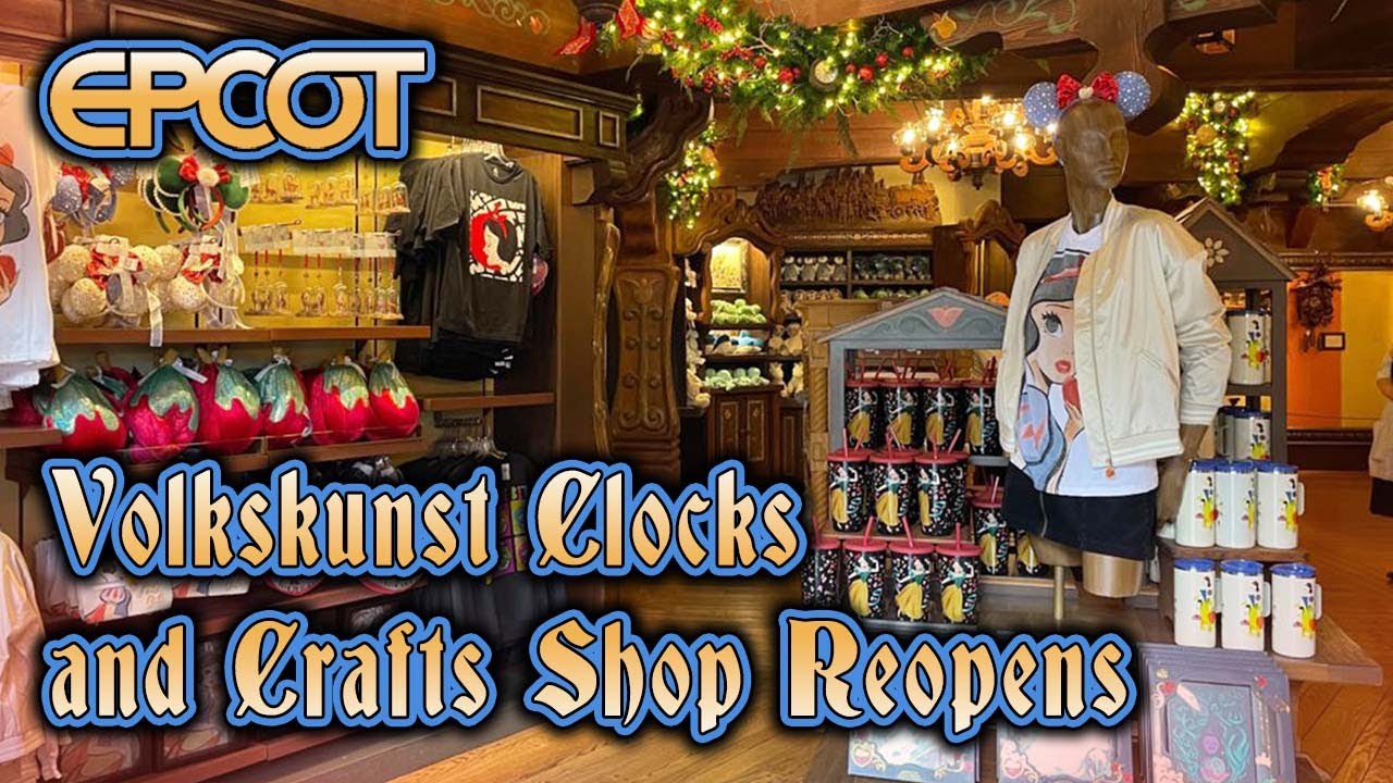 Volkskunst Clocks and Crafts Shop Reopens in Germany Pavilion at EPCOT ...