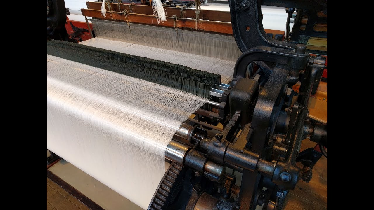 Toyoda Model G Warp Break Auto Stop - YouTube