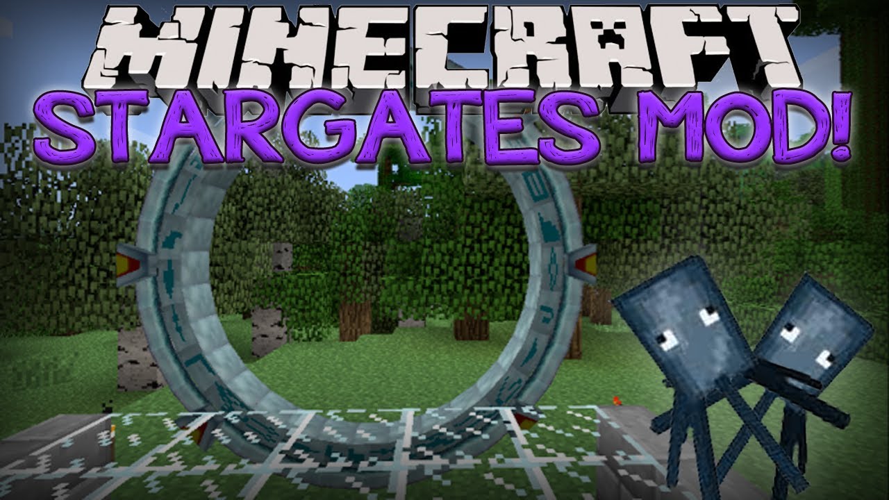 Minecraft: Mod Showcase #91 - STARGATES Mod! [1.4.7] - YouTube
