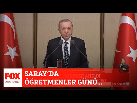 Saray’da Öğretmenler Günü... 24 Kasım 2022 Selçuk Tepeli ile FOX Ana Haber