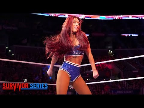 Carmella busts a move after eliminating Tamina: Survivor Series 2018 (WWE Network Exclusive)