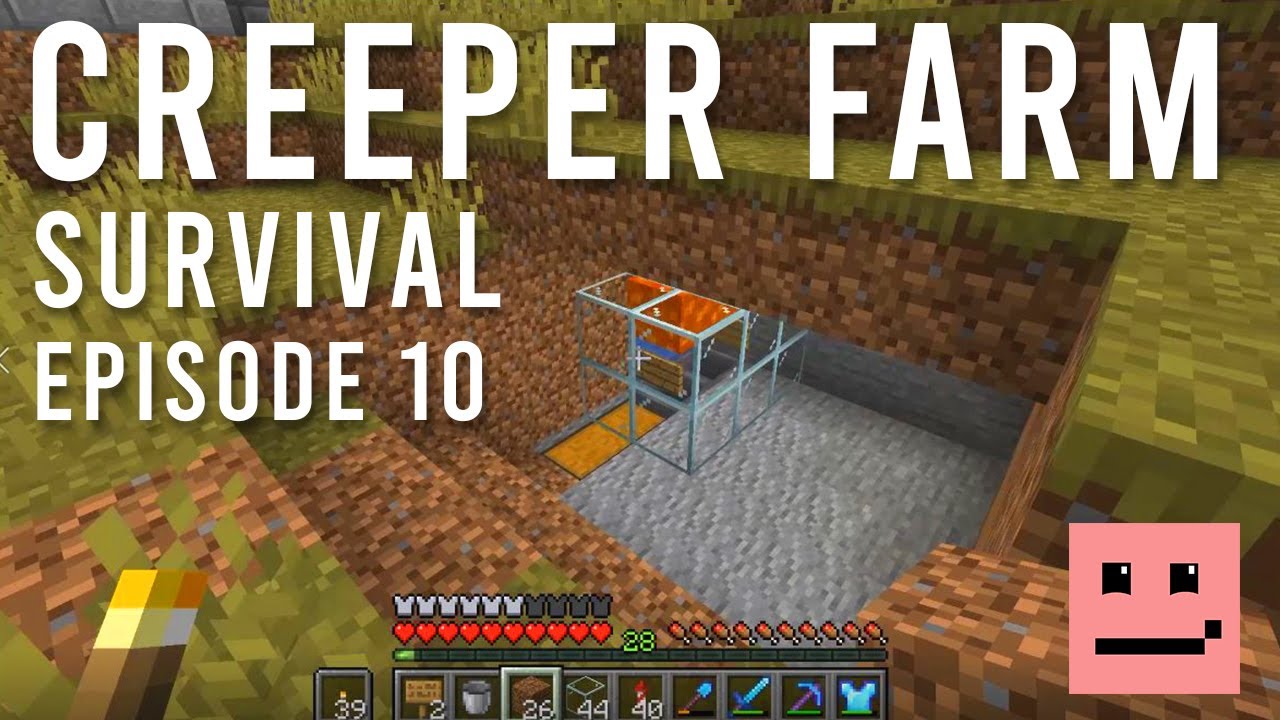 LETS PLAY Minecraft Survival! Episode: 10 ~ CREEPER FARM ~ - YouTube