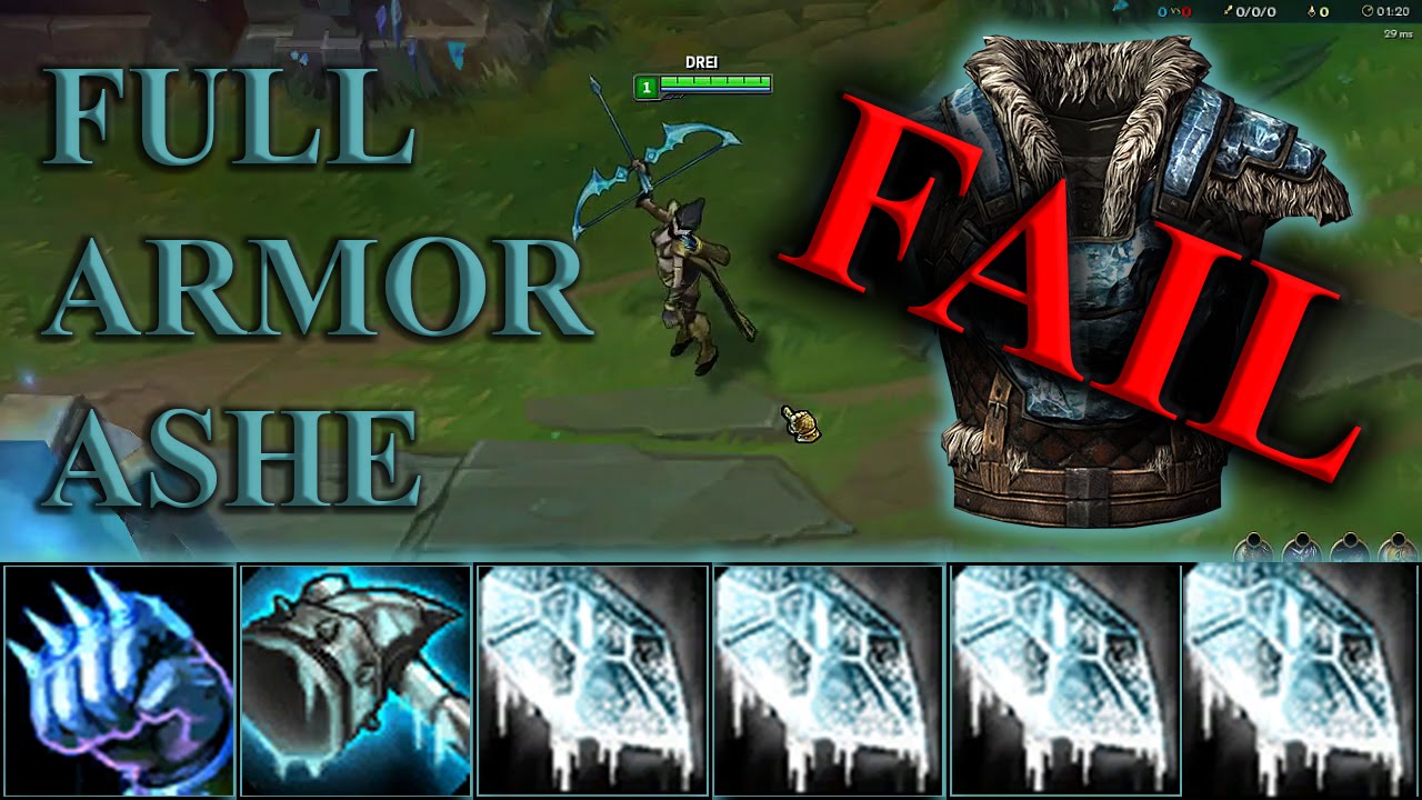 FAIL META SEASON 6: FULL ARMOR ASHE - League of Legends - YouTube