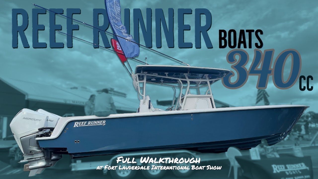 NEW! Reef Runner 34' Walkthrough at FLIBS - YouTube