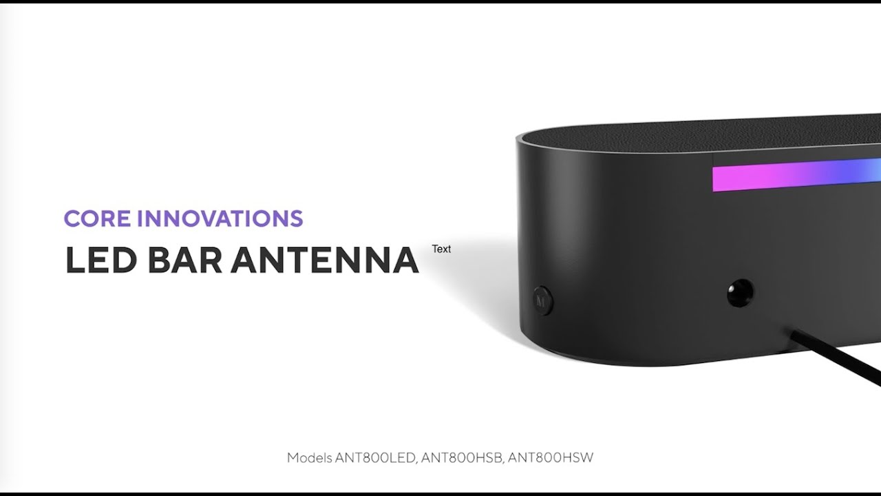 Core Innovations LED Bar Antenna: How To Install (ANT800LED, ANT800HSB ...