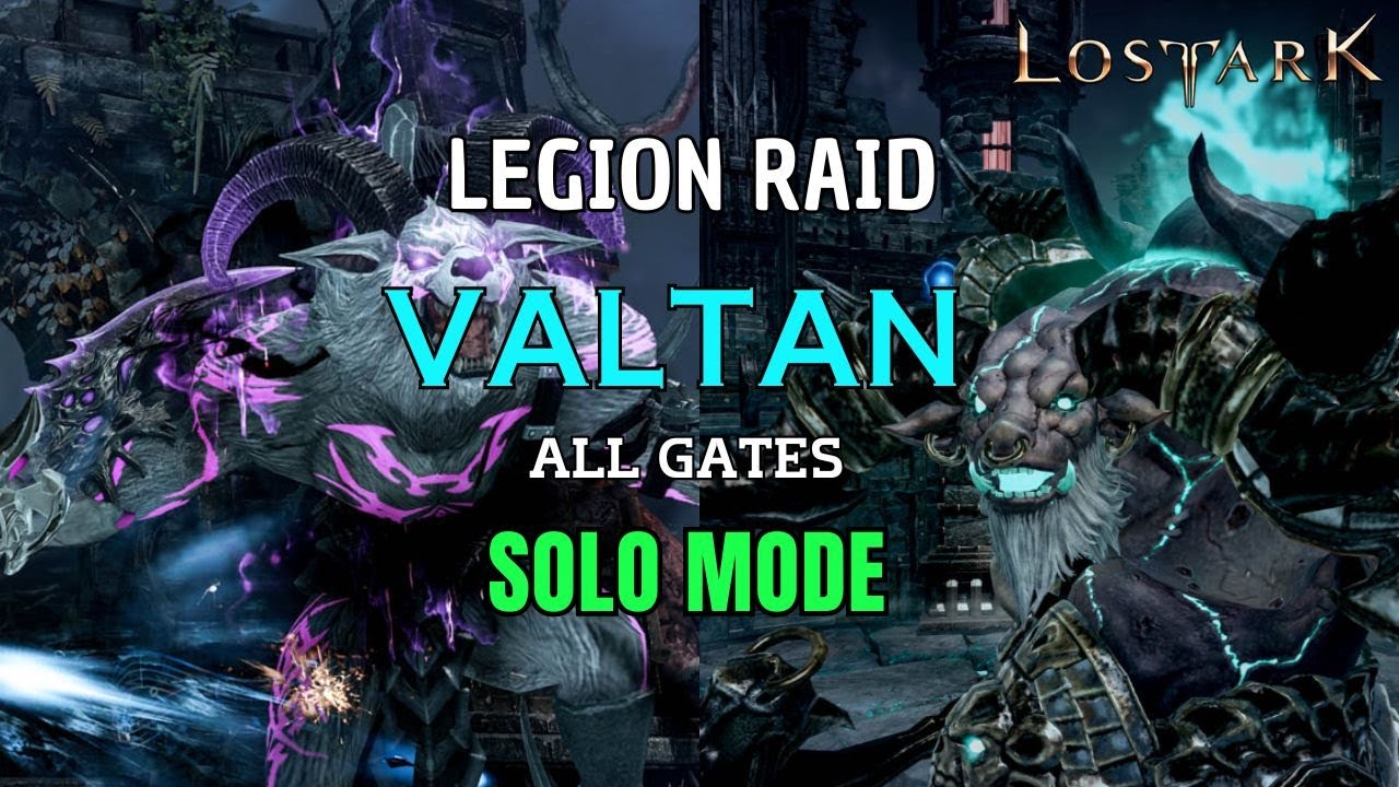 Lost Ark - Legion Raid | Valtan | All Gates | Solo Mode - YouTube