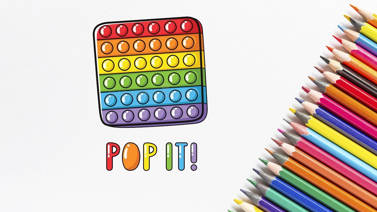 Pop it | Learn Learn How To Draw Pop it | Step By Step | #howtodraw # ...