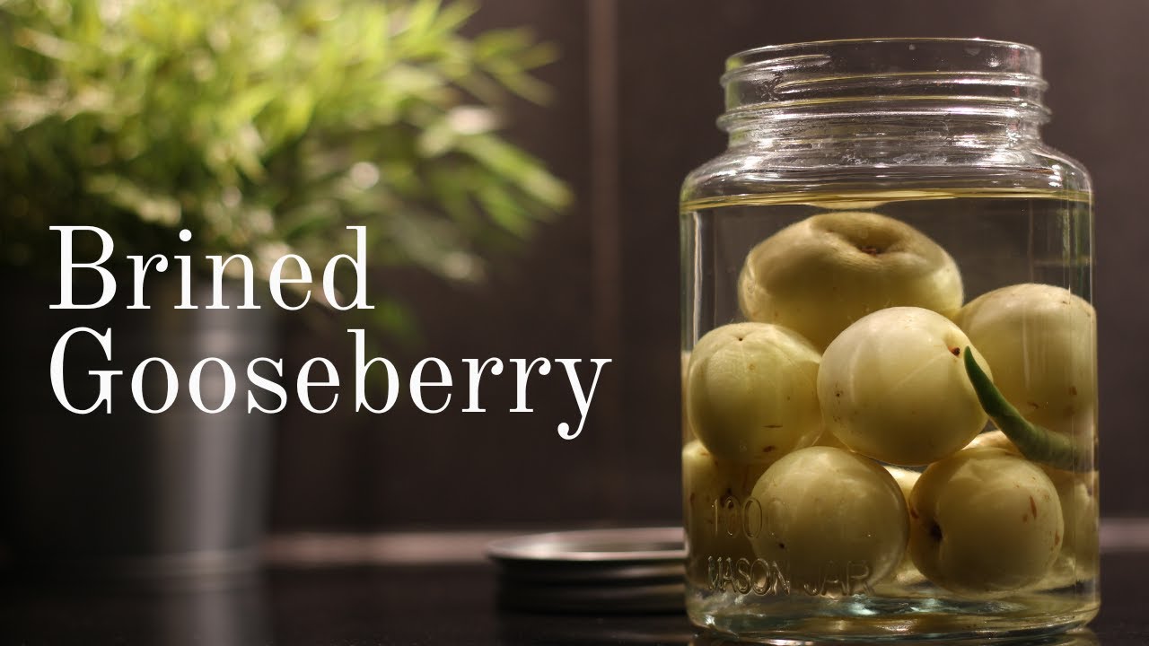 Brined gooseberry | Amla pickle | Preserved gooseberry recipe ...