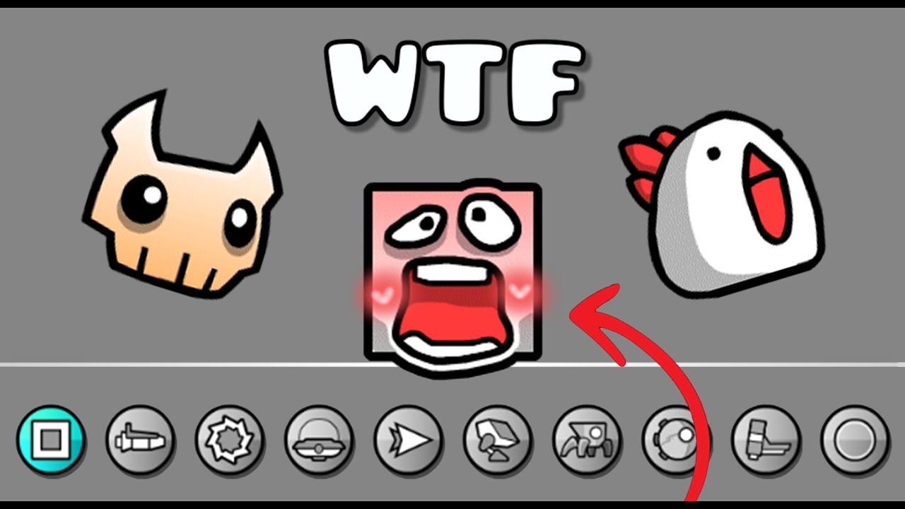 Los ICONOS más FEOS de Geometry Dash 2.2 - YouTube